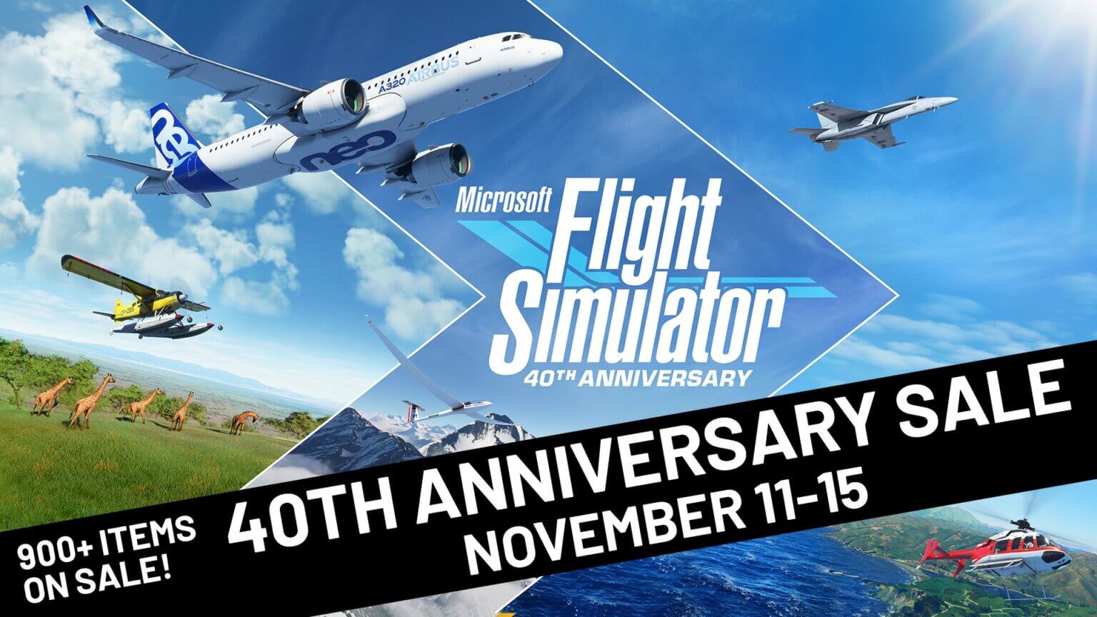MSFS 40th Anniversary Sale - Microsoft Flight Simulator